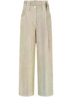 STUDIO TOMBOY Corduroy Press-creased Trousers - Neutrals