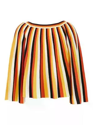 Chloé Striped Wool Blouse