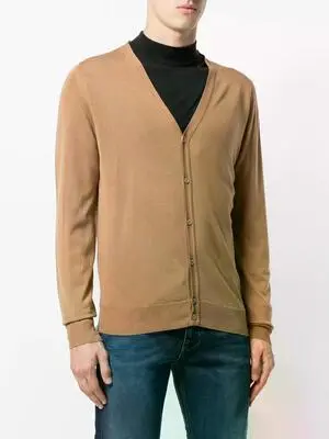 John Smedley V-neck Merino Wool Cardigan