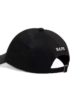 A BATHING APE Ape Head Cap - Black