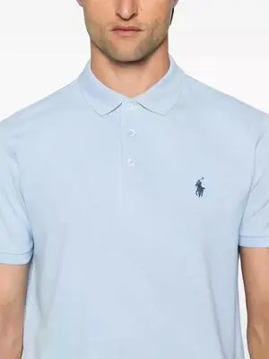 Polo Ralph Lauren Polo-pony-motif Polo Shirt - Blue