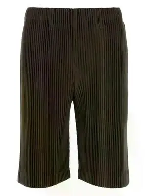 Issey Miyake Pleated Bermuda Shorts