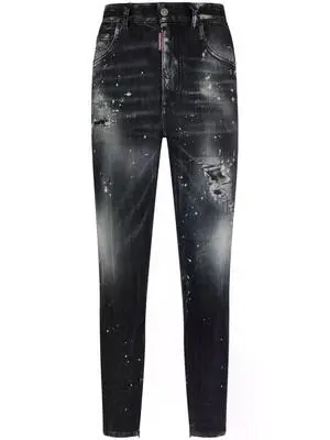 Dsquared2 Distressed Tapered Jeans