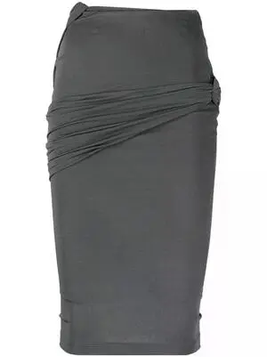 Givenchy Gathered-detail Fitted Skirt