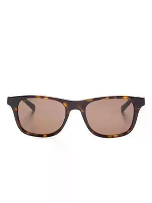 Gucci Square-frame Sunglasses - Brown