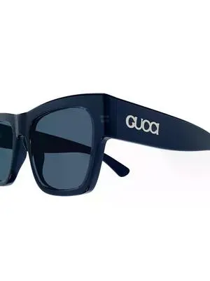 Gucci Square-frame Sunglasses - Blue