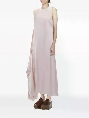 JW Anderson Sleeveless Draped Midi Dress