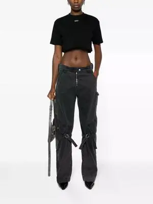Off-White Off-stamp Cropped T-shirt