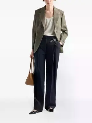 Prada Gabardine Trousers - Blue