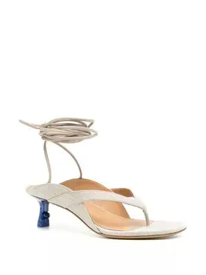 Off-White Lollipop 50mm Sandals - Neutrals
