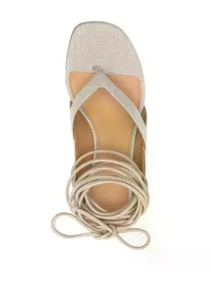 Off-White Lollipop 50mm Sandals - Neutrals