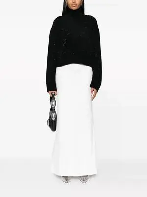Blumarine Crystal-embellished Knitted Jumper