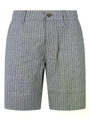 MC2 SAINT BARTH Striped Shorts - Blue