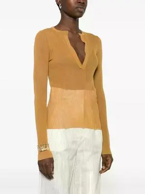 Max Mara Saggina Ribbed Silk Jumper