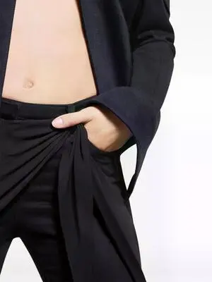 COURREGES Wrap-design Flared Jeans