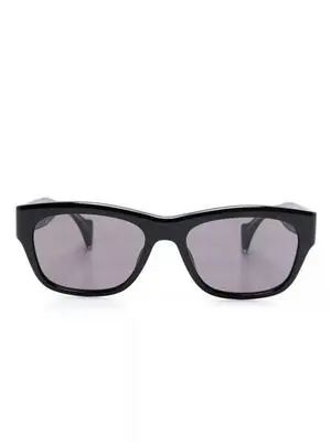 Gucci Rectangle-frame Sunglasses - Black