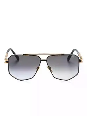 Cazal 9110 Pilot-frame Sunglasses - Black