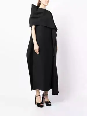 Valentino Garavani Draped Midi Dress