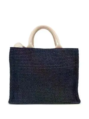 Marni Raffia Effect Tote Bag