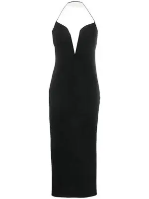 Givenchy Halterneck Maxi Dress - Black