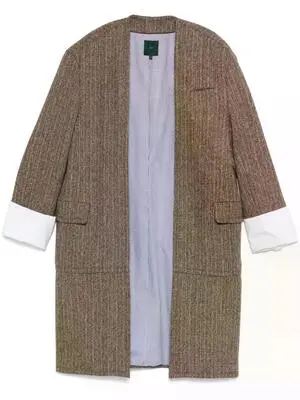 MAISON JEJIA Multicolour Tweed Long Coat