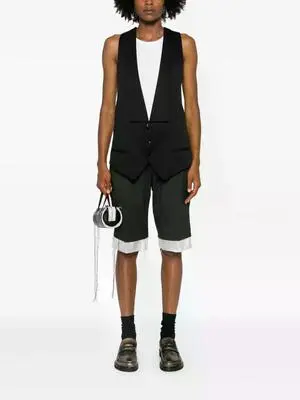 MAISON MARGIELA Shawl-lapel Panelled Waistcoat