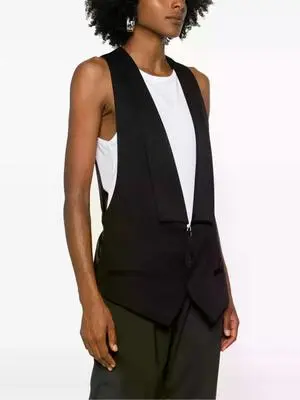 MAISON MARGIELA Shawl-lapel Panelled Waistcoat