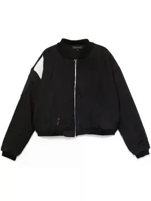 WHO DECIDES WAR Patchwork-design Jacket
