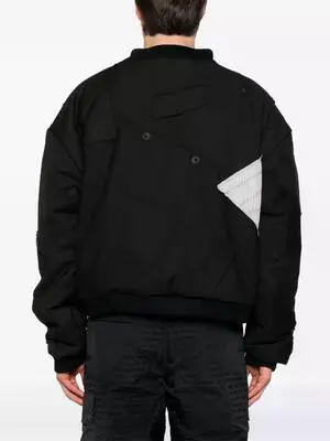WHO DECIDES WAR Patchwork-design Jacket
