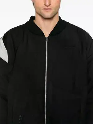 WHO DECIDES WAR Patchwork-design Jacket