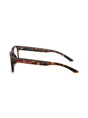 Prada Rectangle-frame Glasses - Brown