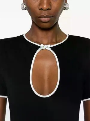 ROWEN ROSE Cut-out Maxi Dress