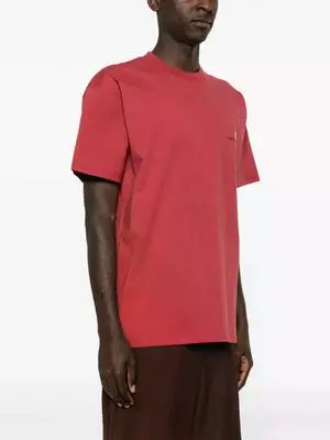 Carhartt Work In Progress American Script Organic Cotton T-shirt - Red