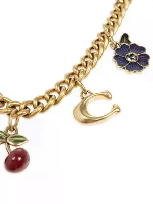 COACH Charm-embellished Keychain
