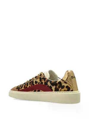 Dsquared2 Leopard-print Leather Sneakers