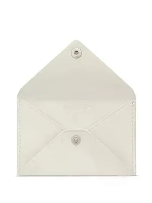 COURREGES Leather Card Holder - Neutrals