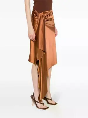 Christopher Esber Cusco Silk Midi Skirt