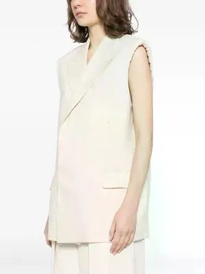 Helmut Lang Peak-lapel Shoulder-pad Waistcoat