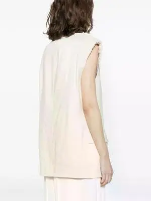 Helmut Lang Peak-lapel Shoulder-pad Waistcoat