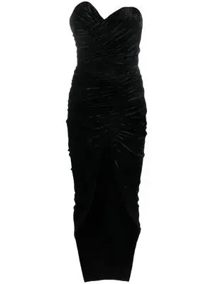 Alexandre Vauthier Strapless Velvet Dress