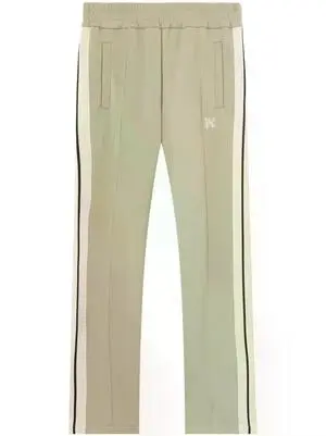 Palm Angels Monogram-embroidered Striped Track Pants