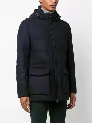 Corneliani Cargo-pocket Cashmere Padded Jacket