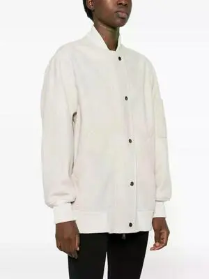 DRHOPE Brushed-effect Bomber Jacket