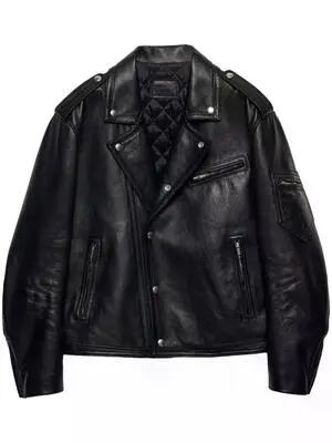 Prada Leather Biker Jacket