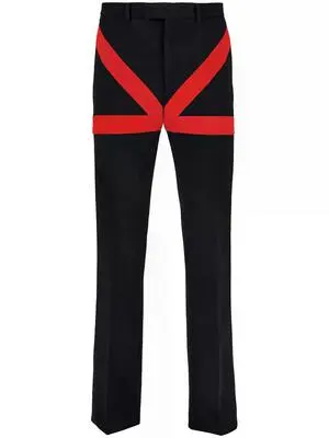 FERRAGAMO Graphic-print Tailored Trousers