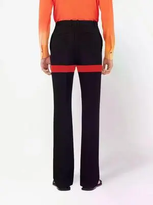 FERRAGAMO Graphic-print Tailored Trousers