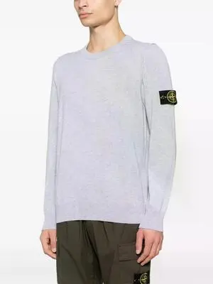 Stone Island Compass-badge Sweater - Grey