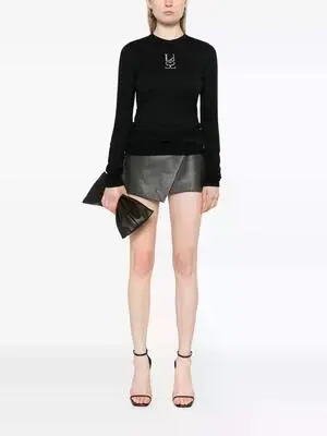 LUDOVIC DE SAINT SERNIN Long-sleeve Stud T-shirt