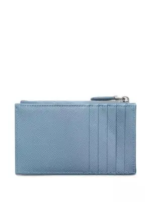 Prada Textured Cardholder - Blue