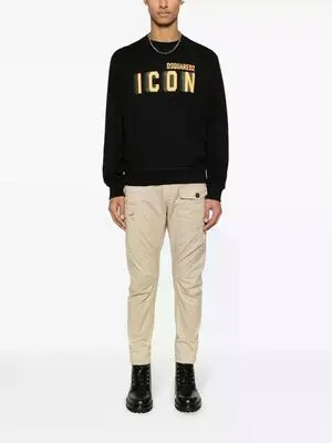 Dsquared2 Icon Blur Cool Fit Cotton Sweatshirt - Black